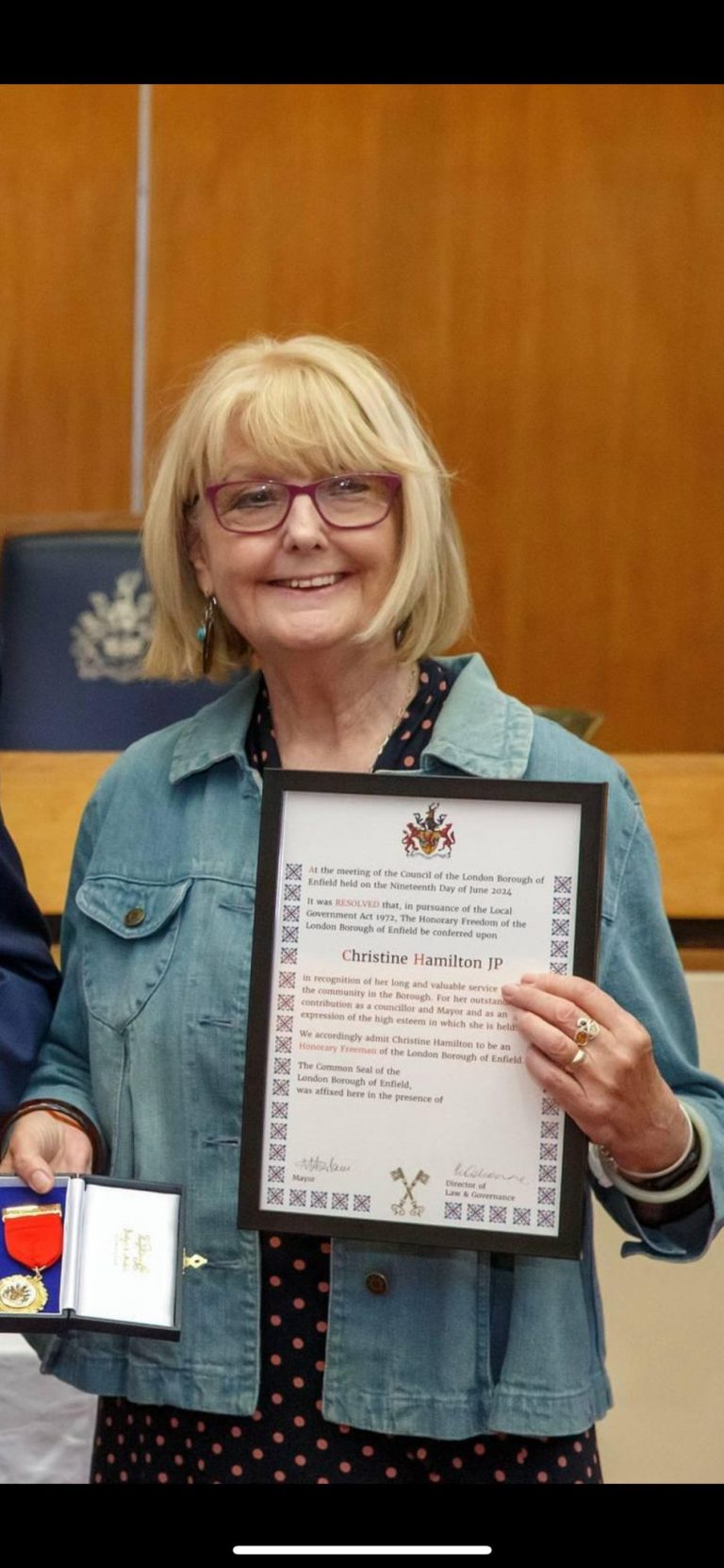 Well Done, Christine – Enfield Town FC